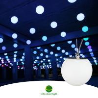 China Stage Lighting DMX512 Control RGB Pixel Hanging Ball LED Pixel Sphere Lights for sale