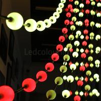 China DC24V Addressable DMX RGB 36mm LED Ball String Lights with 360° Beam Angle for sale