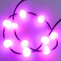 China DC24V Addressable DMX RGB 36mm LED Ball String Lights with 360° Beam Angle for sale