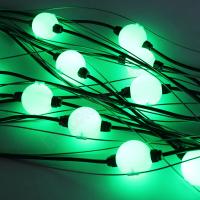 China DMX512 UCS2904 RGBW DC24V LED Pixel Ball Light with Steel Wire Ropes for sale