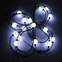 China DMX512 UCS2904 RGBW DC24V LED Pixel Ball Light with Steel Wire Ropes for sale
