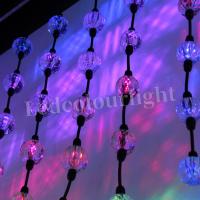 China 40mm 50mm 60mm DMX RGB Crystal LED 3D Ball Light String for Holiday Lighting for sale