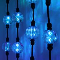China 40mm 50mm 60mm DMX RGB Crystal LED 3D Ball Light String for Holiday Lighting for sale