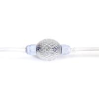 China 35mm Diameter DMX512 Controllable RGB LED Ball Light String with Custom Spacing for sale