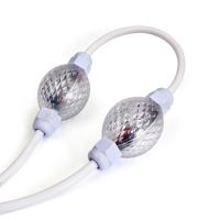 China 35mm Diameter DMX512 Controllable RGB LED Ball Light String with Custom Spacing for sale