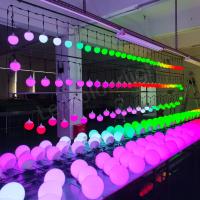 China 150mm DMX RGB Pixel Bulb Light Stage Nightclub Ceiling Hanging Pixel Light Bulb for sale
