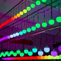 China 150mm DMX RGB Pixel Bulb Light Stage Nightclub Ceiling Hanging Pixel Light Bulb for sale