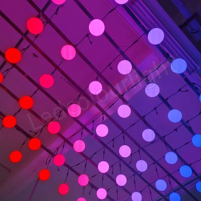China 150mm DMX RGB Pixel Bulb Light Stage Nightclub Ceiling Hanging Pixel Light Bulb for sale