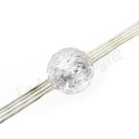 China 20mm DMX512 RGB Crystal Ball LED Pixel String Light with 360° Illumination for sale