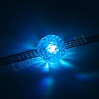 China 20mm DMX512 RGB Crystal Ball LED Pixel String Light with 360° Illumination for sale
