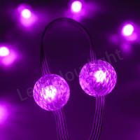 China 20mm DMX512 RGB Crystal Ball LED Pixel String Light with 360° Illumination for sale
