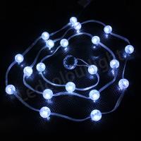 China 20mm DMX512 RGB Crystal Ball LED Pixel String Light with 360° Illumination for sale