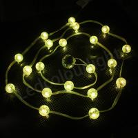 China 20mm DMX512 RGB Crystal Ball LED Pixel String Light with 360° Illumination for sale