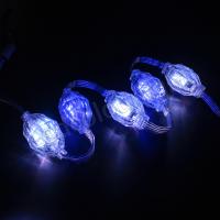 China IP66 Outdoor 35mm 3D Diamond LED String Light with DMX512 RGB Pixel Control for sale