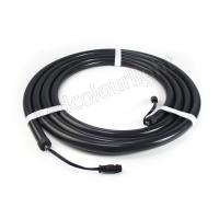 China 24V DMX Addressable RGB D25 Black Silicone 360-degree Neon Tube LED Club Lights for sale