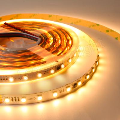 China 2700K~6000K CCT IP20 60LEDs/m DMX512 Control Addressable LED Strip Light for sale