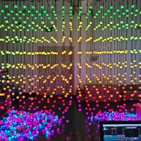 China IP65 Waterproof 50mm DMX512 RGB LED Pixel Ball Light String for Stage Lights for sale