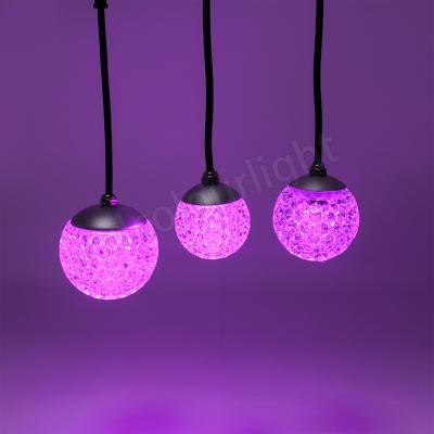 China DMX Control LED Pixel RGB Crystal LED Hanging Ball for Wedding Party Decoration for sale