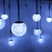China DMX Control LED Pixel RGB Crystal LED Hanging Ball for Wedding Party Decoration for sale