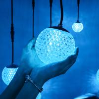 China DMX Control LED Pixel RGB Crystal LED Hanging Ball for Wedding Party Decoration for sale