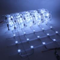 China P100 Square Flexible LED Pixel Mesh Curtain Facade Video Wall Screen for Stage for sale