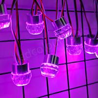 China IP65 D33mm SPI Control RGB LED Diamond Crystal Pixel Light for Nightclub Decoration for sale