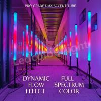 China DMX Stage Lighting LED 3D Tube Lights RGB Pixel Floor Standing LED Tube Light for sale