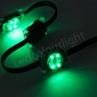 China IP66 Outdoor Building LED Pixel String Lights 30x40mm DC24V RGB Point Light for sale