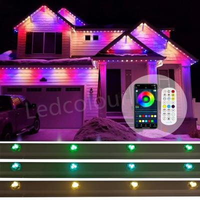 China UCS2904 RGBW Control IP67 Waterproof 30mm Pixel Light 12V 24V Permanent Christmas Track Lights for sale