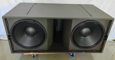 China high power 2x18 inch outdoor 1600 watt passive neodymium bass subwoofer for sale