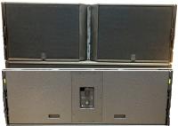 China Big Dual Line Array Speaker System 15 Inch 3 Way Outdoor Pro System for sale