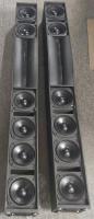 China Professional Column Speaker 6x5 Inch 300w Ultra Slim Colinear System for sale