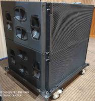 China Triple High Spl Event Subwoofer 2400w Outdoor Sub Speaker 18 Inch for sale