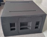 China Dual Outdoor Maze Style Subwoofer Loudspeaker 18 Inch 3000w High Output for sale