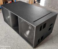 China Dual Ferrite Neodymium Subwoofer Loudspeaker 18 Inch Self Powered for sale