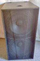 China Indoor Church Subwoofer Speaker 2x18 Inch 1200w Dj Stage Bass Loudspeaker for sale