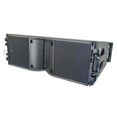 China 450 watt line array pa speaker dual 8 inch bi-amp sound system for sale