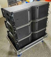 China 450 watt line array pa speaker dual 8 inch bi-amp sound system for sale