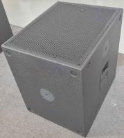 China single 18 inch active subwoofer 800w powered plywood bass bin for sale
