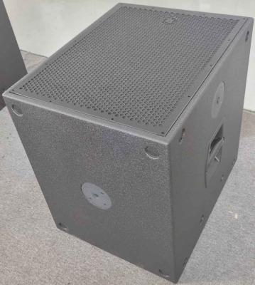 China single 18 inch active subwoofer 800w powered plywood bass bin for sale
