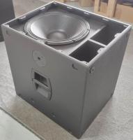 China single 18 inch active subwoofer 800w powered plywood bass bin for sale