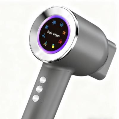 China Gray Plasma Ionic High Speed Hair Dryer Heat Resistant For Professional Styling for sale