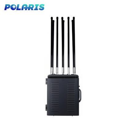 China 2km Range Outdoor Fixed Drone Jammer Easy Install Jamming Device For Drones for sale