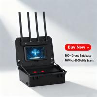 China 70MHz-6000MHz Portable Drone Detector with 10kg Weight Suitcase-Style Design for Real-Time UAV Detection for sale