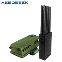 China Portable 10-Channel Trolley Signal Jammer GSM GPS WiFi Cell Phone Signal Blocker for sale