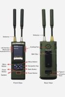 China 3km 100MHz-8000MHz Portable Drone Detector Handheld Fpv Drone Detection for sale
