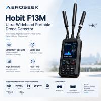 China UltraWideband Handheld 5km FPV UAV Detector Lightweight Portable FPV Drone Signal Detection System Anti-Drone Security Device for sale