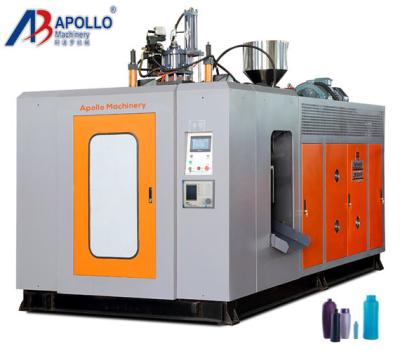 China Electric Control Bottle HDPE Molding Machine 2L Laundry Detergent Blue Green for sale