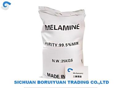 China Industrial Grade Melamine Powder 99.5% Purity 25kg Bag for Flame Retardants Laminates for sale