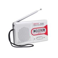 China DEKKO DK-2013 Portable AM FM Radio ABS 3.5mm Headphone Jack 88-108MHz for sale